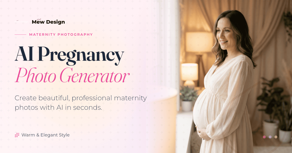 AI Pregnant Photo Generator – Free AI Pregnancy Filter & Prompts | Mew ...