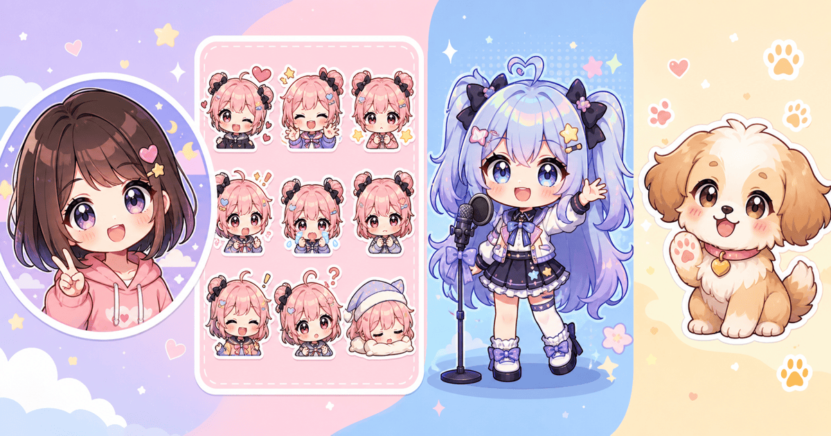 AI Chibi Maker | Create Cute Chibi Characters Online | Mew Design