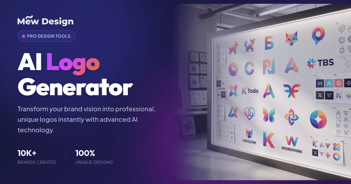 AI Logo Generator | Free AI Logo Maker Online Without Watermark | Mew ...